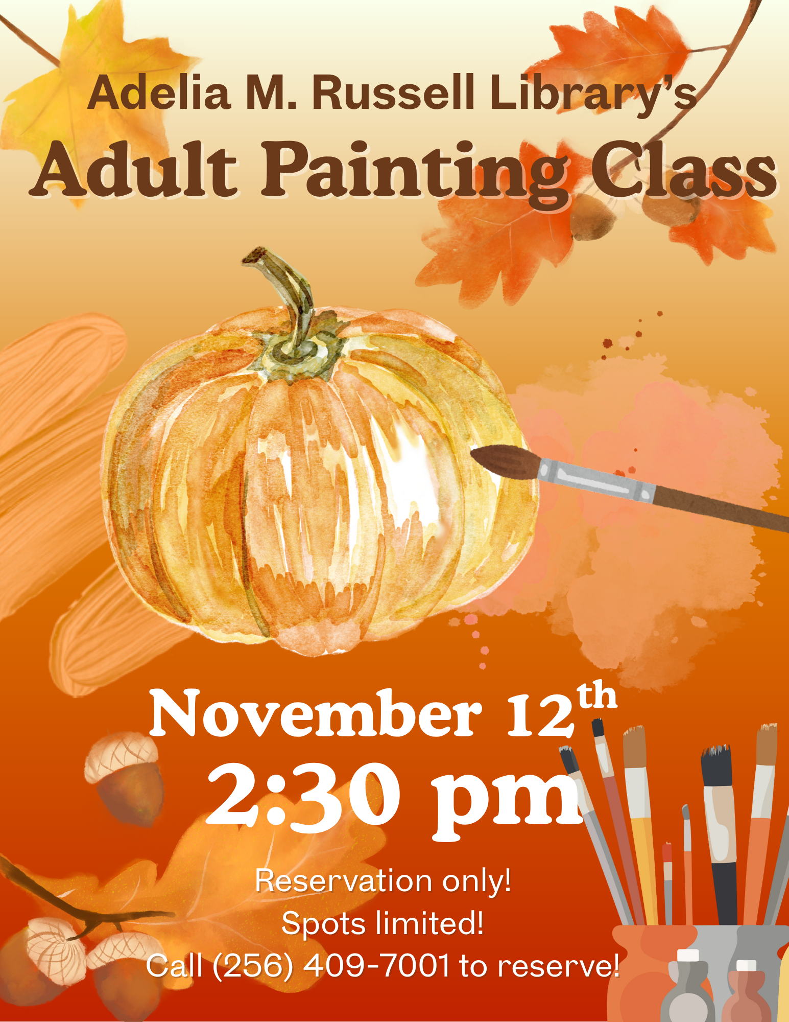 Adult Painting Class | Alexander City, AL