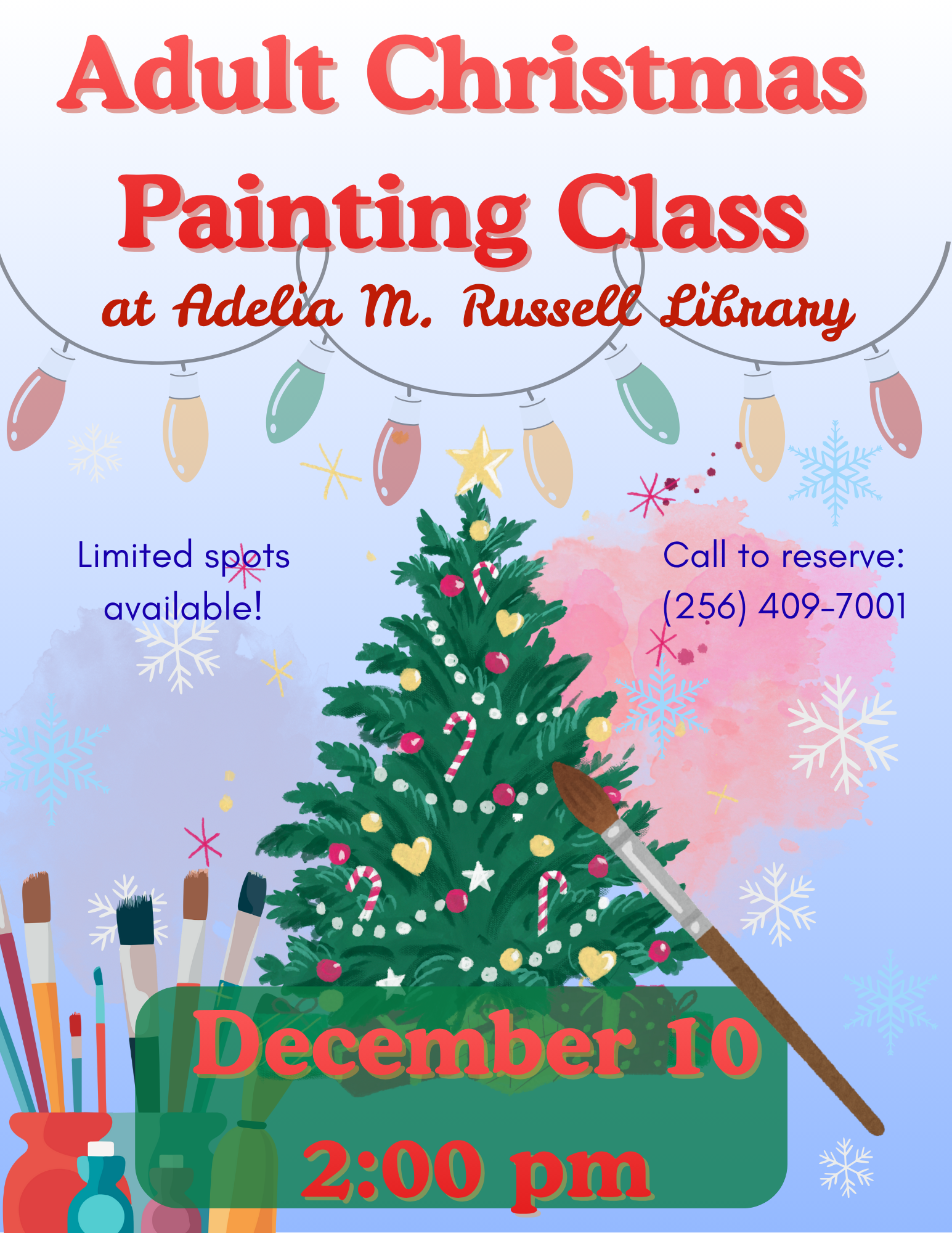 Adult Painting Class at AMRL | Alexander City, AL